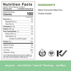 high protein content pea protein powder