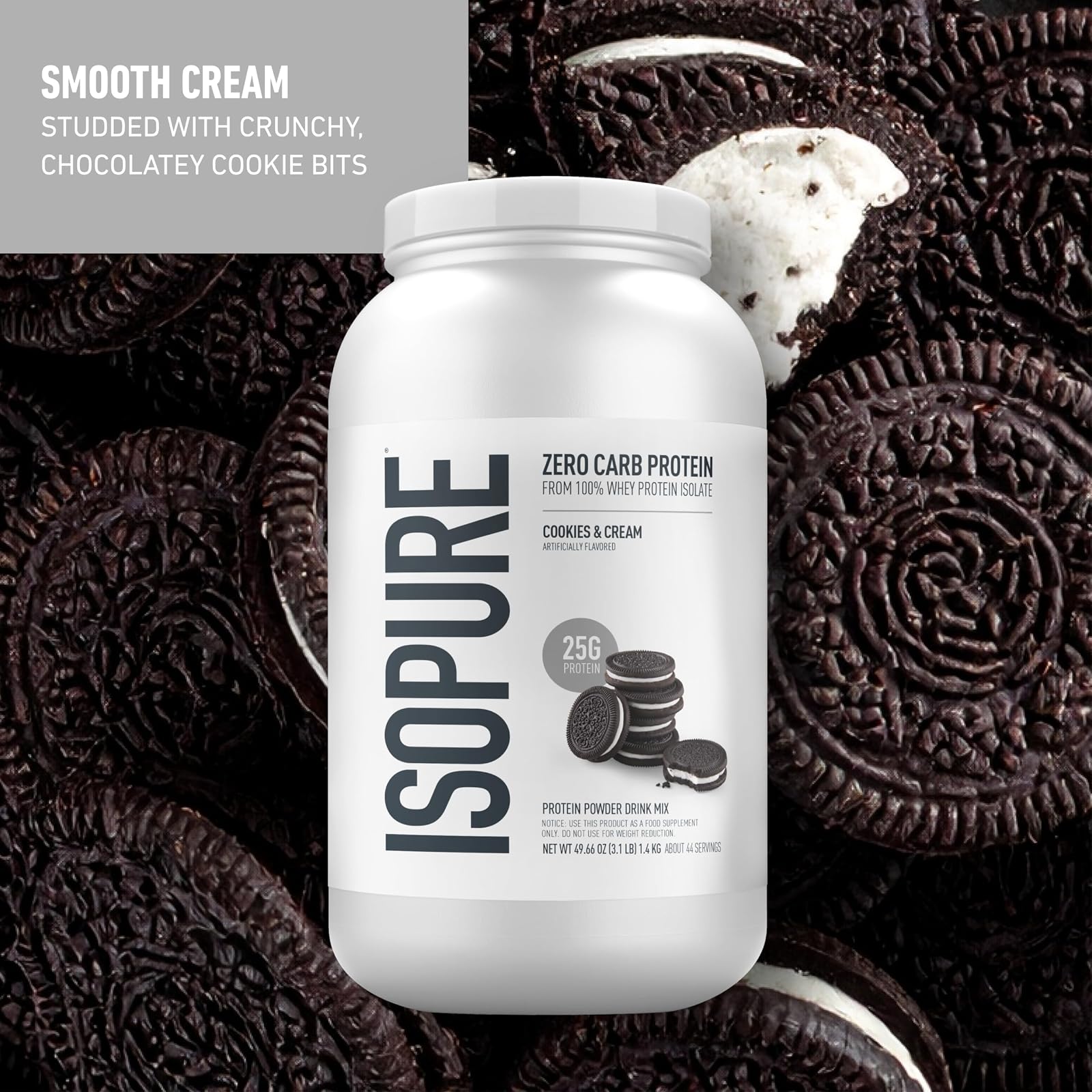 high protein cookies and cream powder