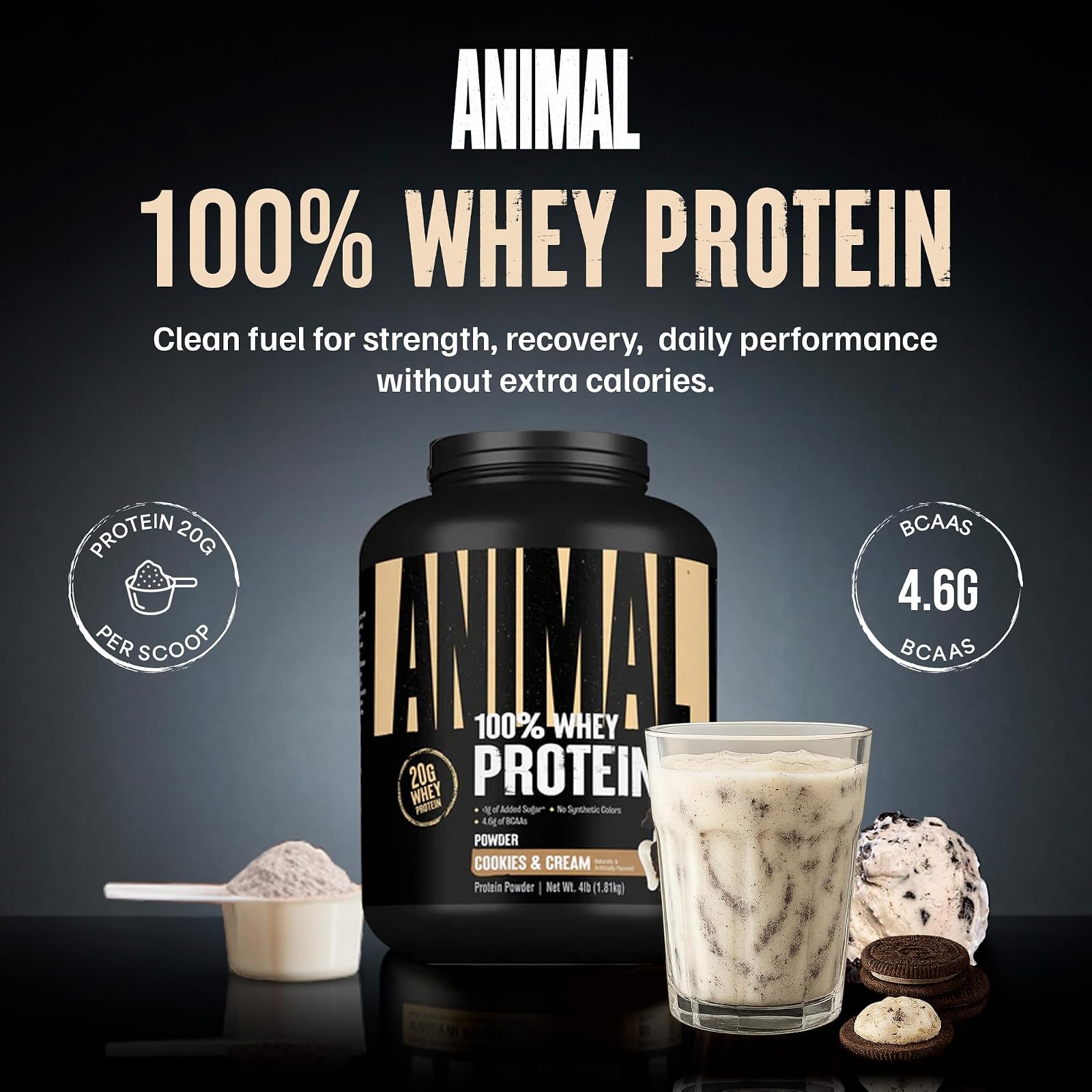 high protein cookies and cream powder