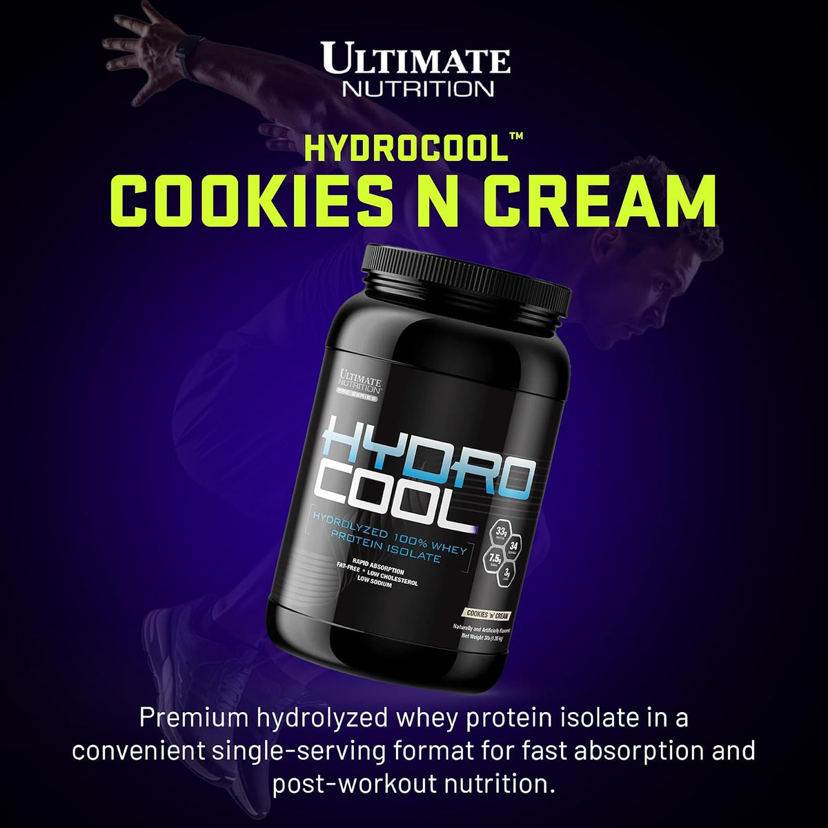 high protein cookies n cream whey isolate