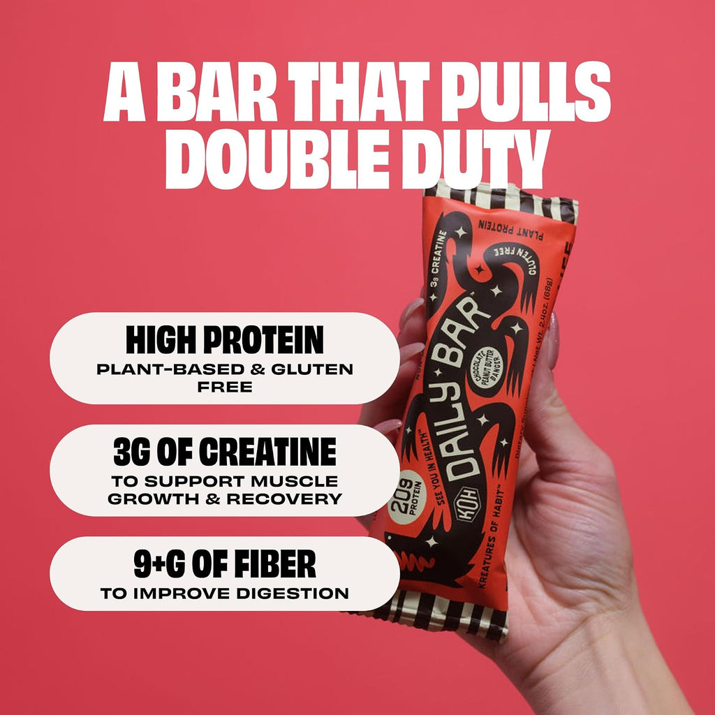 High protein creatine bar