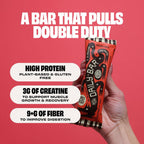 High protein creatine bar