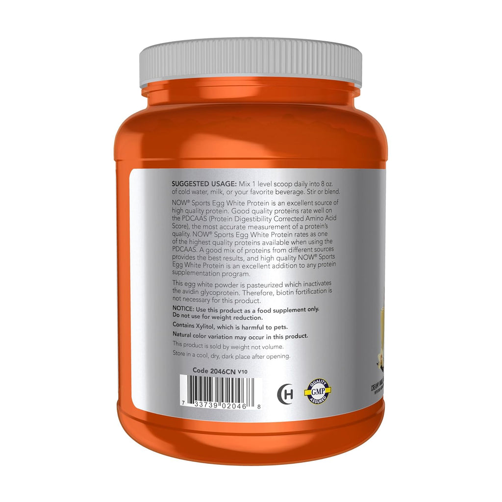 High protein egg white powder