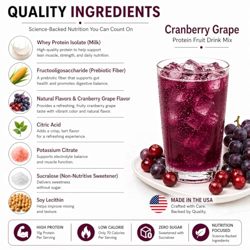 high protein fruit beverage mix