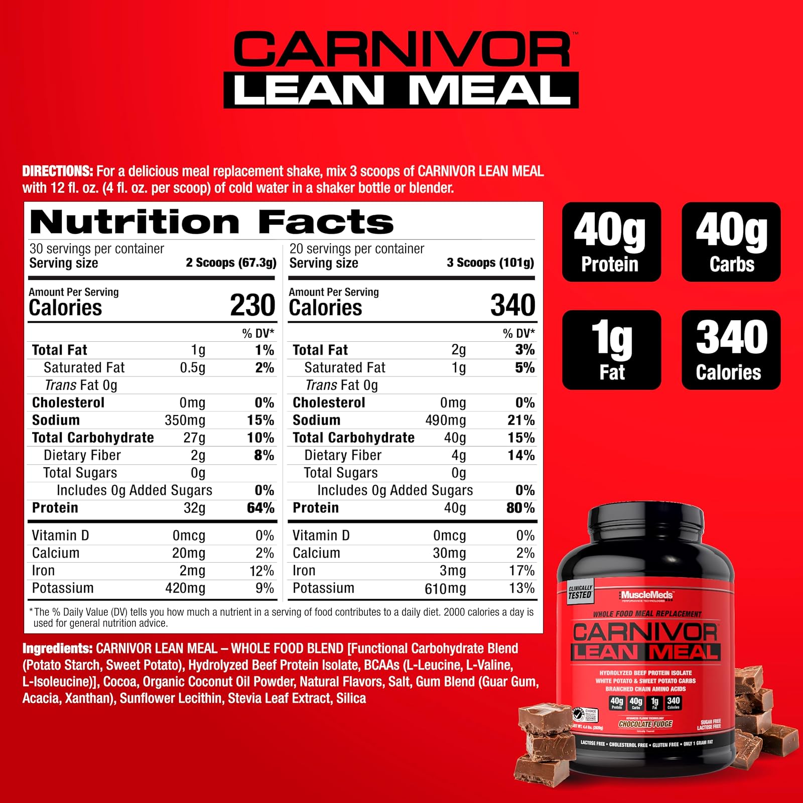 high protein meal replacement option