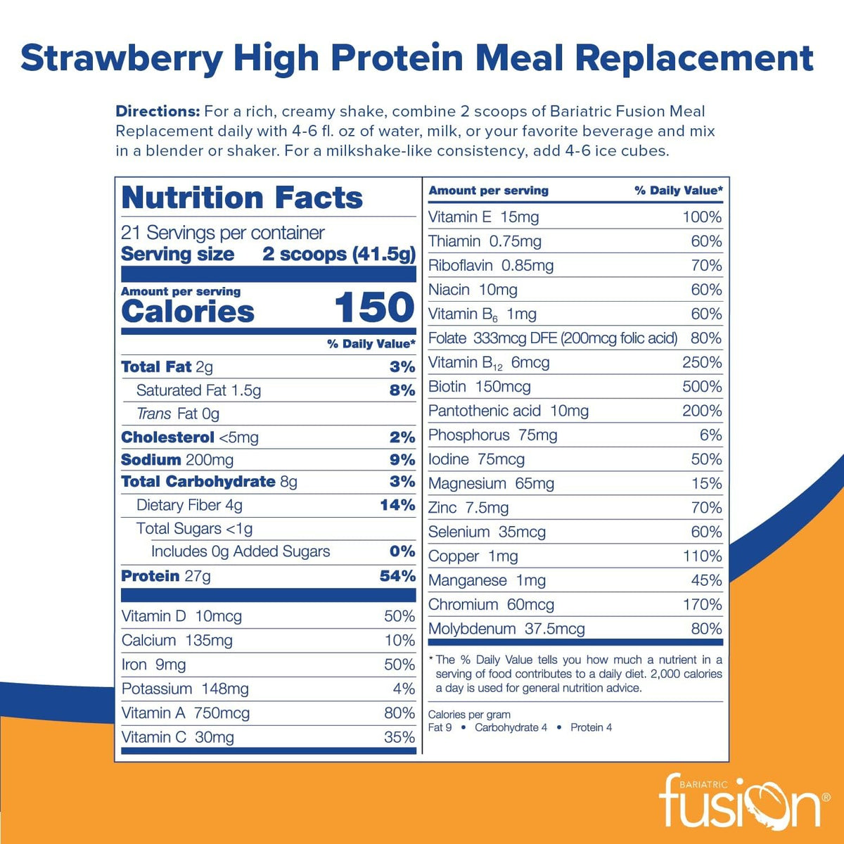 high protein meal replacement shake
