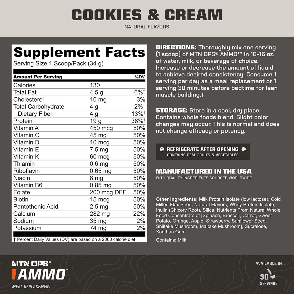 high protein meal replacement shake