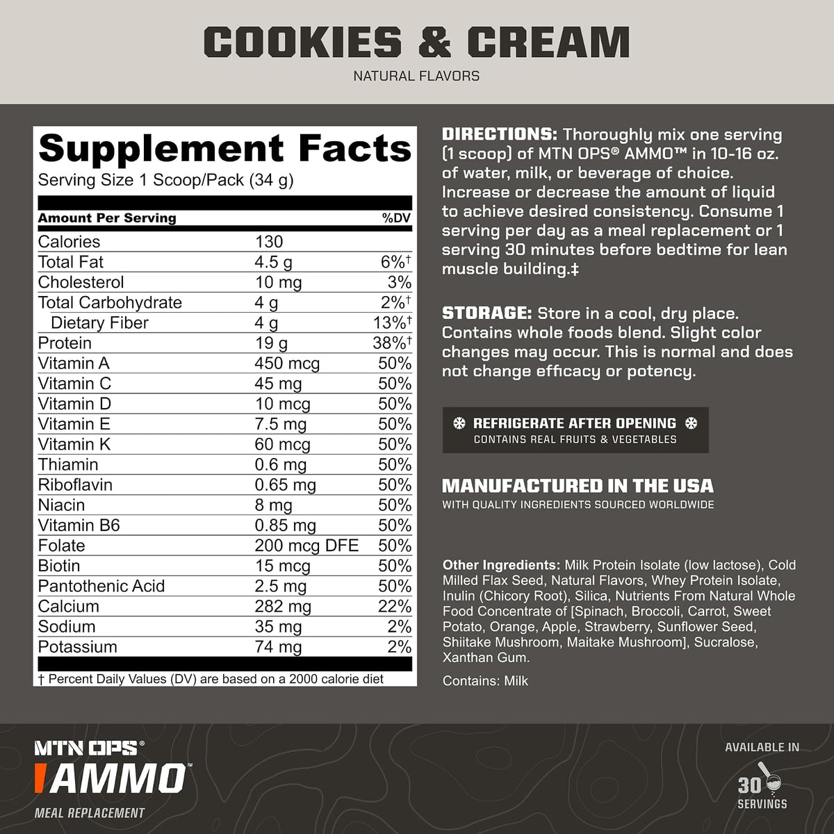 high protein meal replacement shake