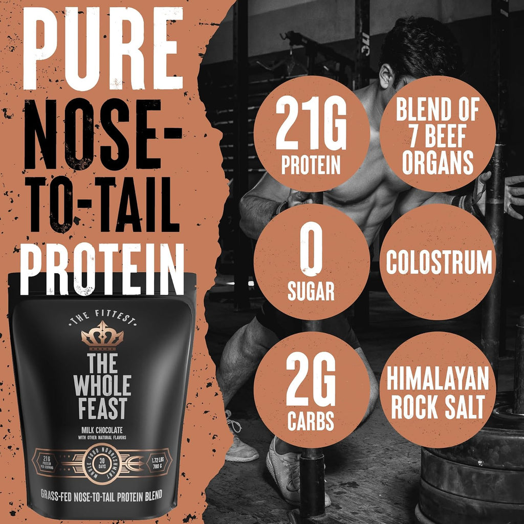 High protein milk chocolate supplement