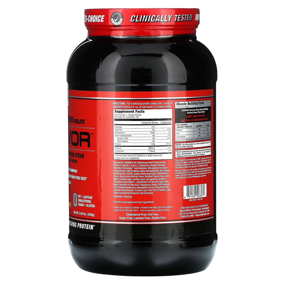 high protein muscle recovery supplement