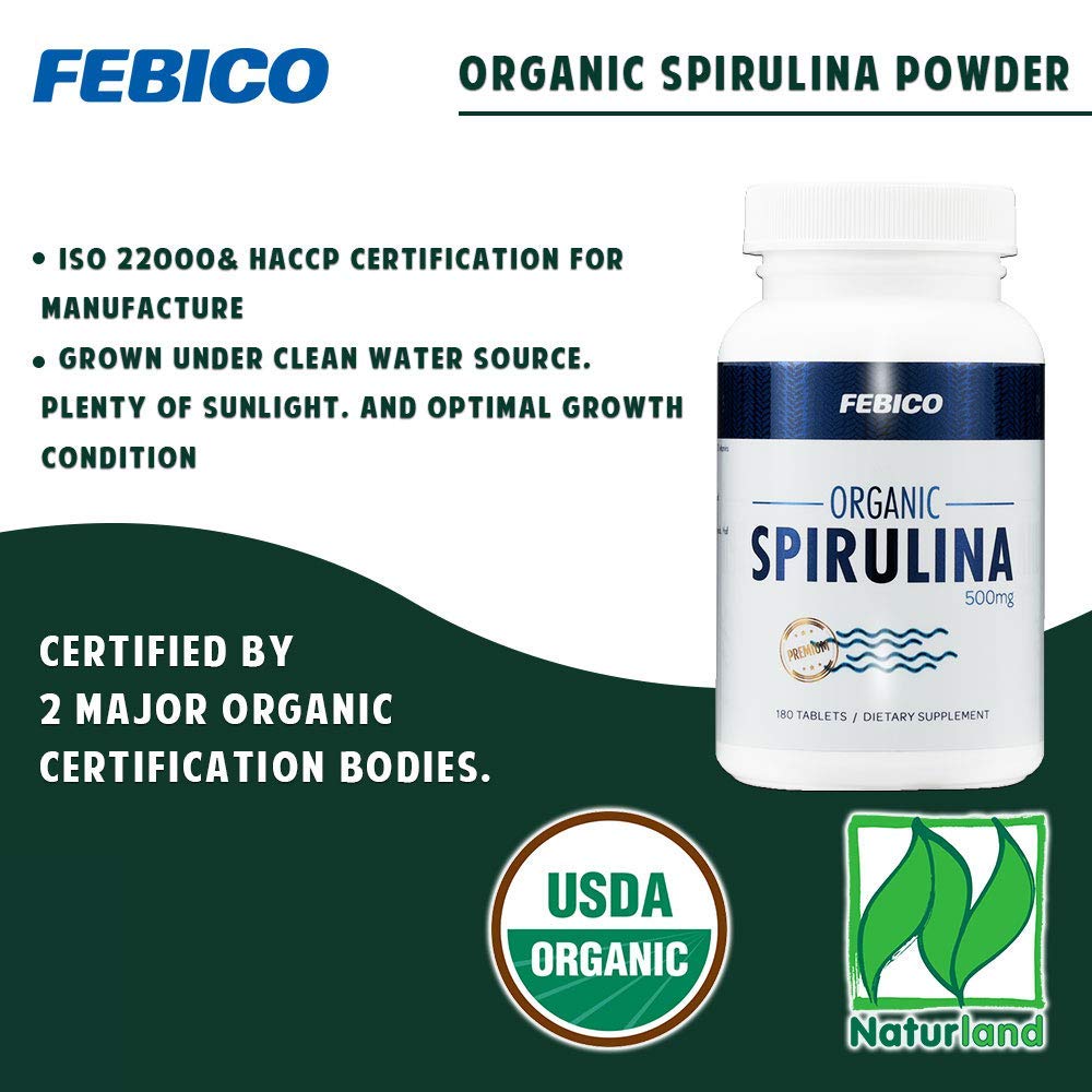 High protein organic spirulina