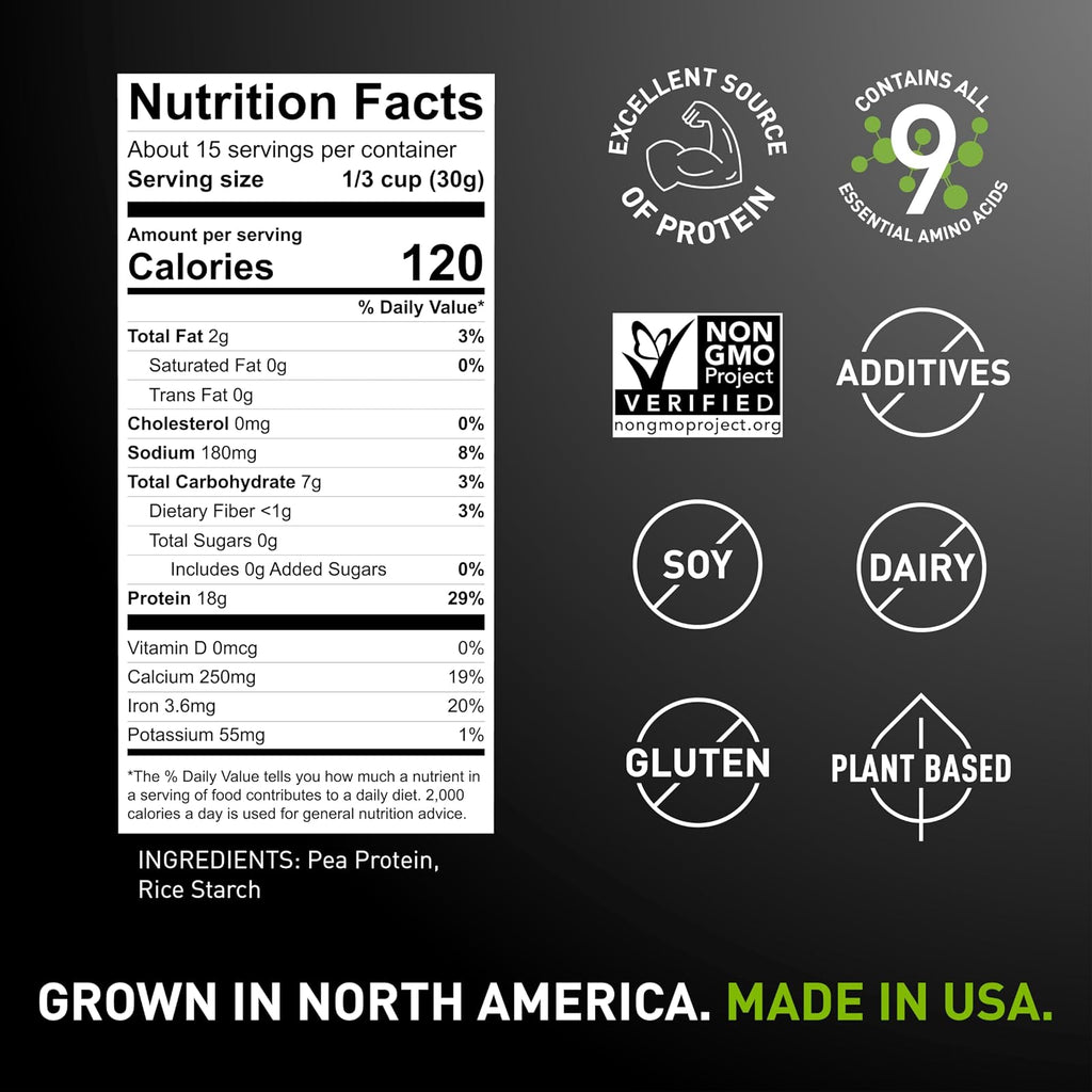 high protein pea crisps 18g