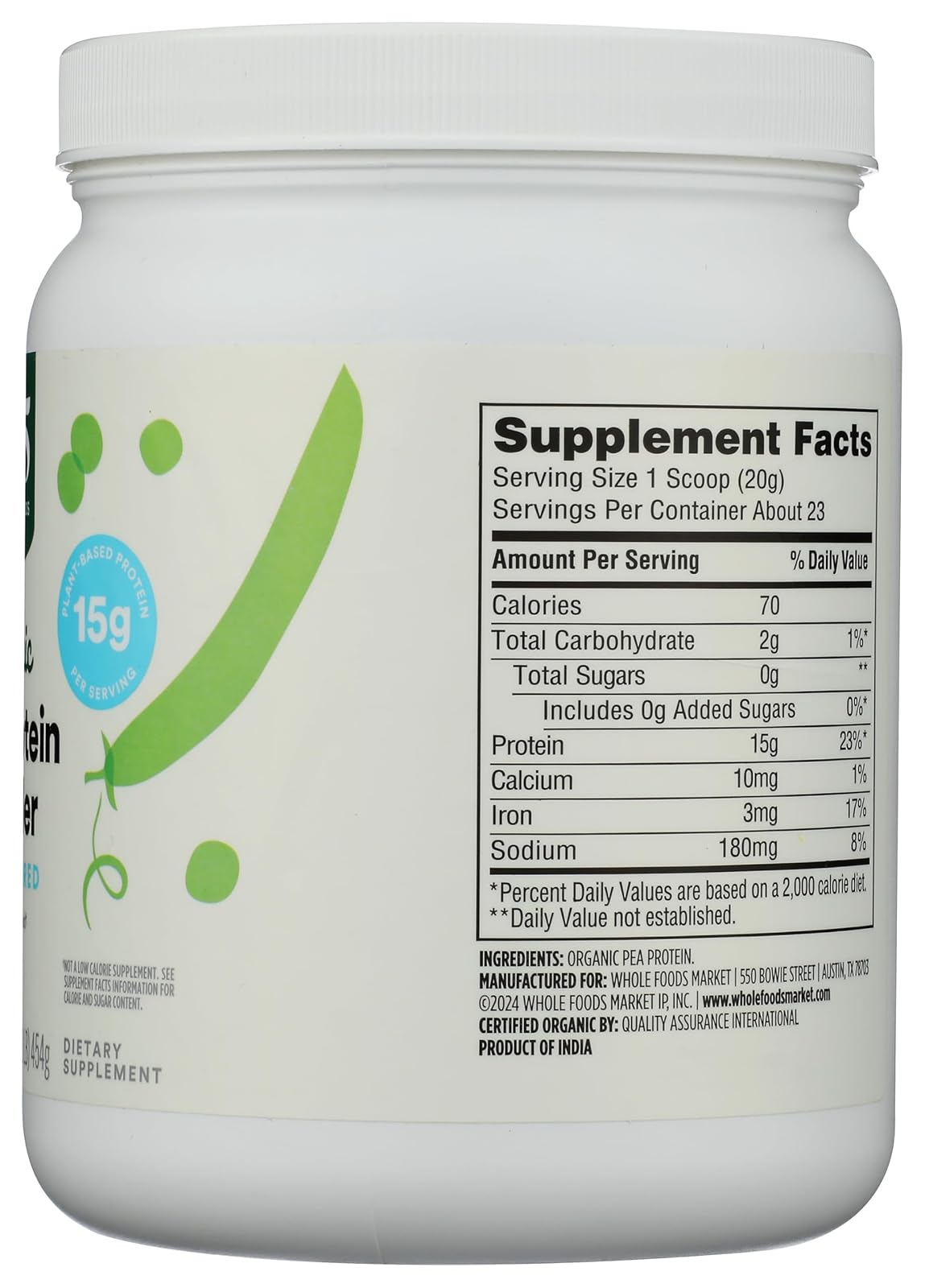 high protein pea protein powder