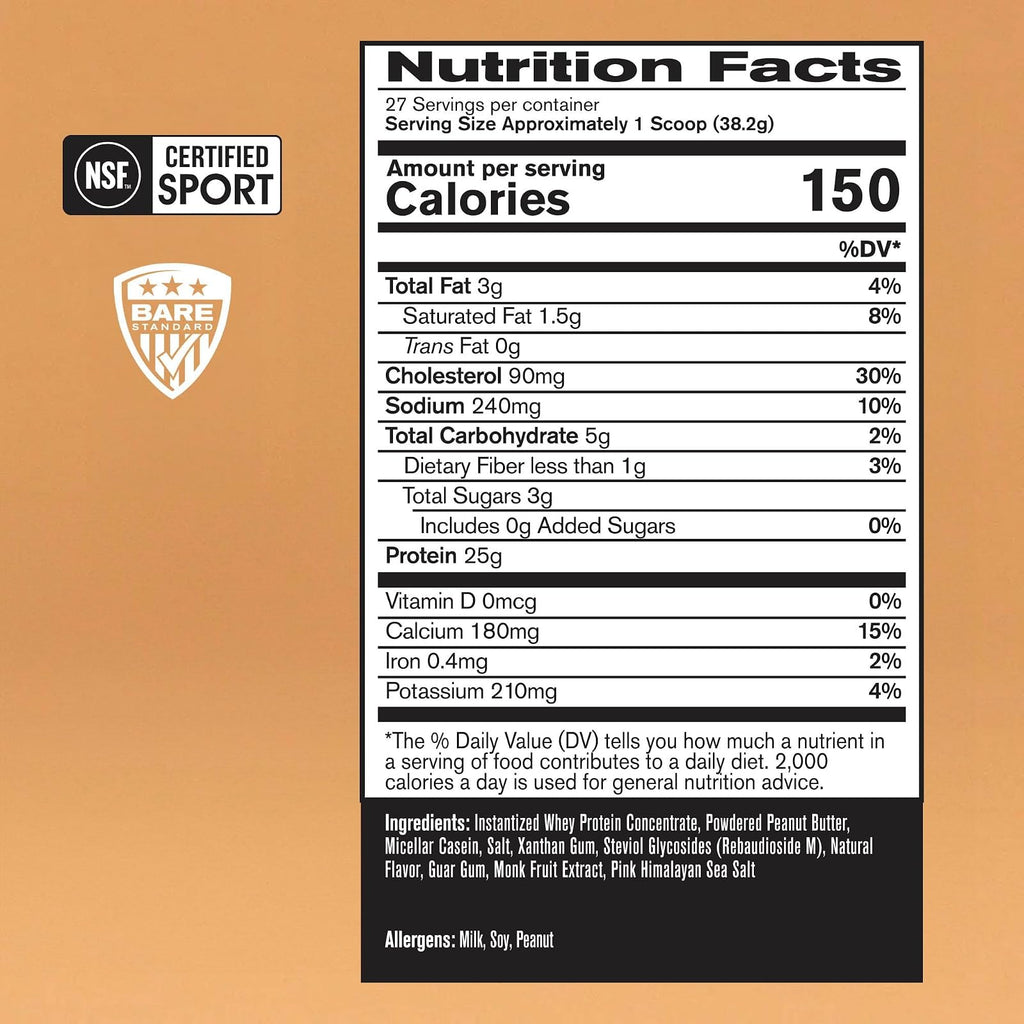 high protein peanut butter supplement