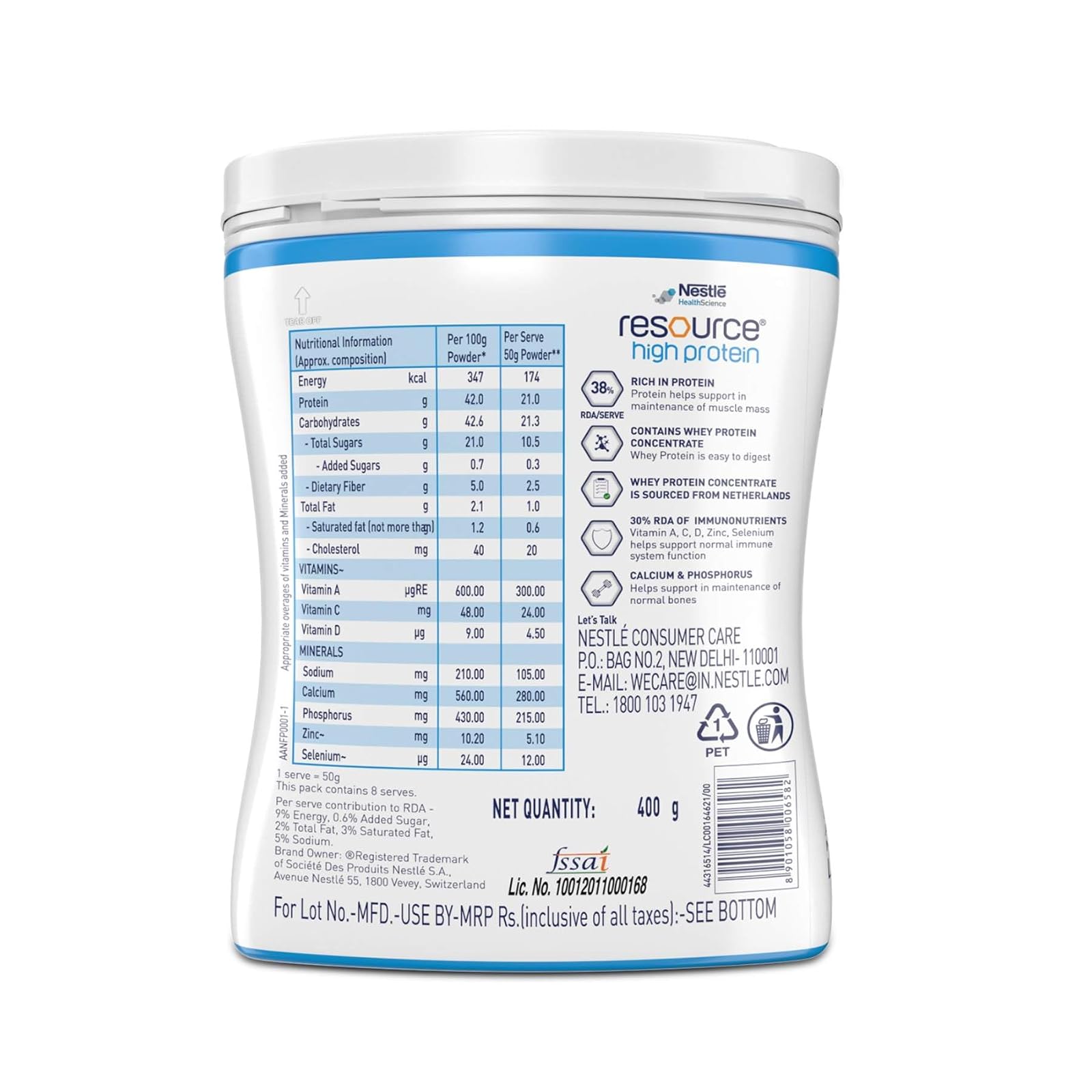 high protein plant based nutrition
