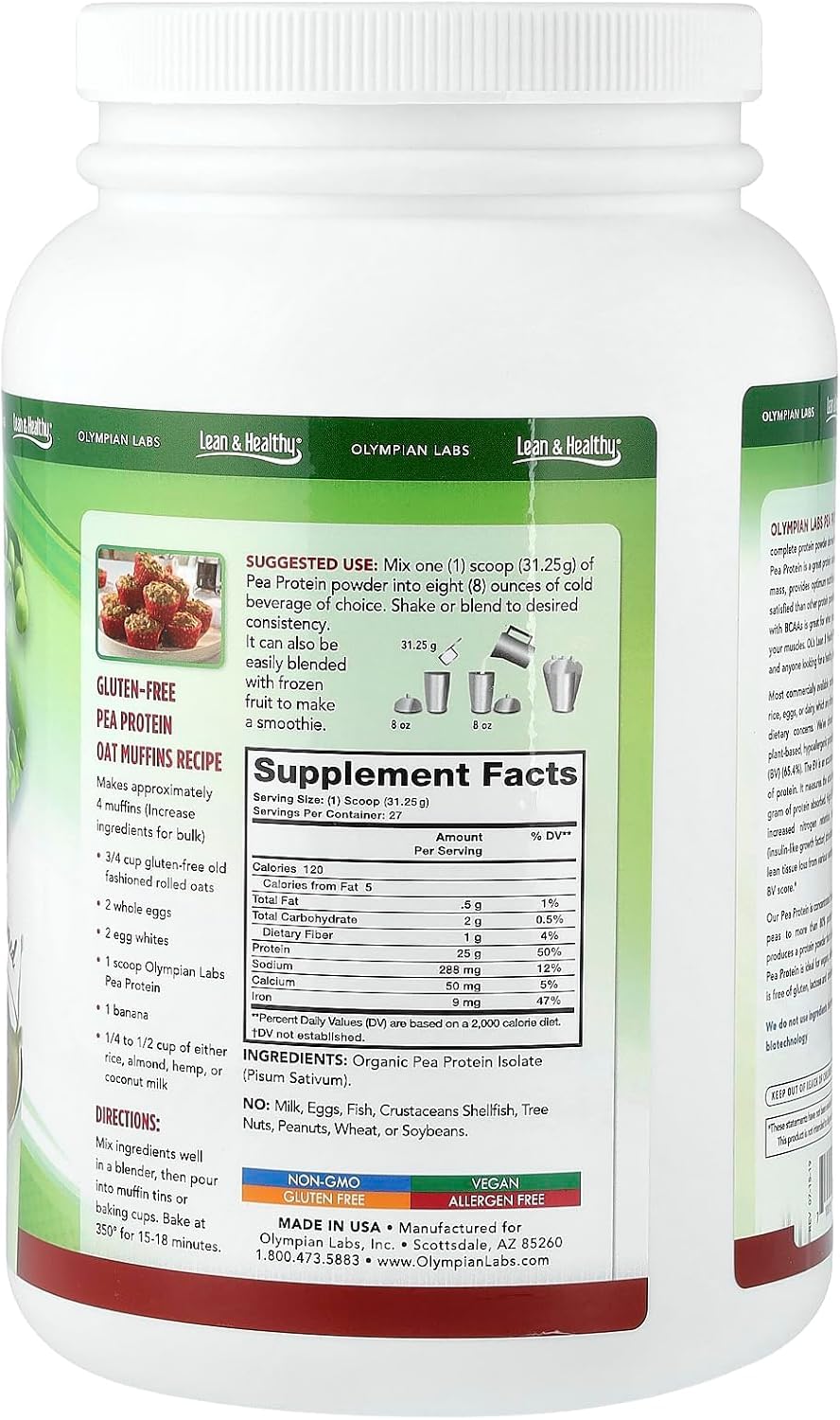 high protein plant based powder