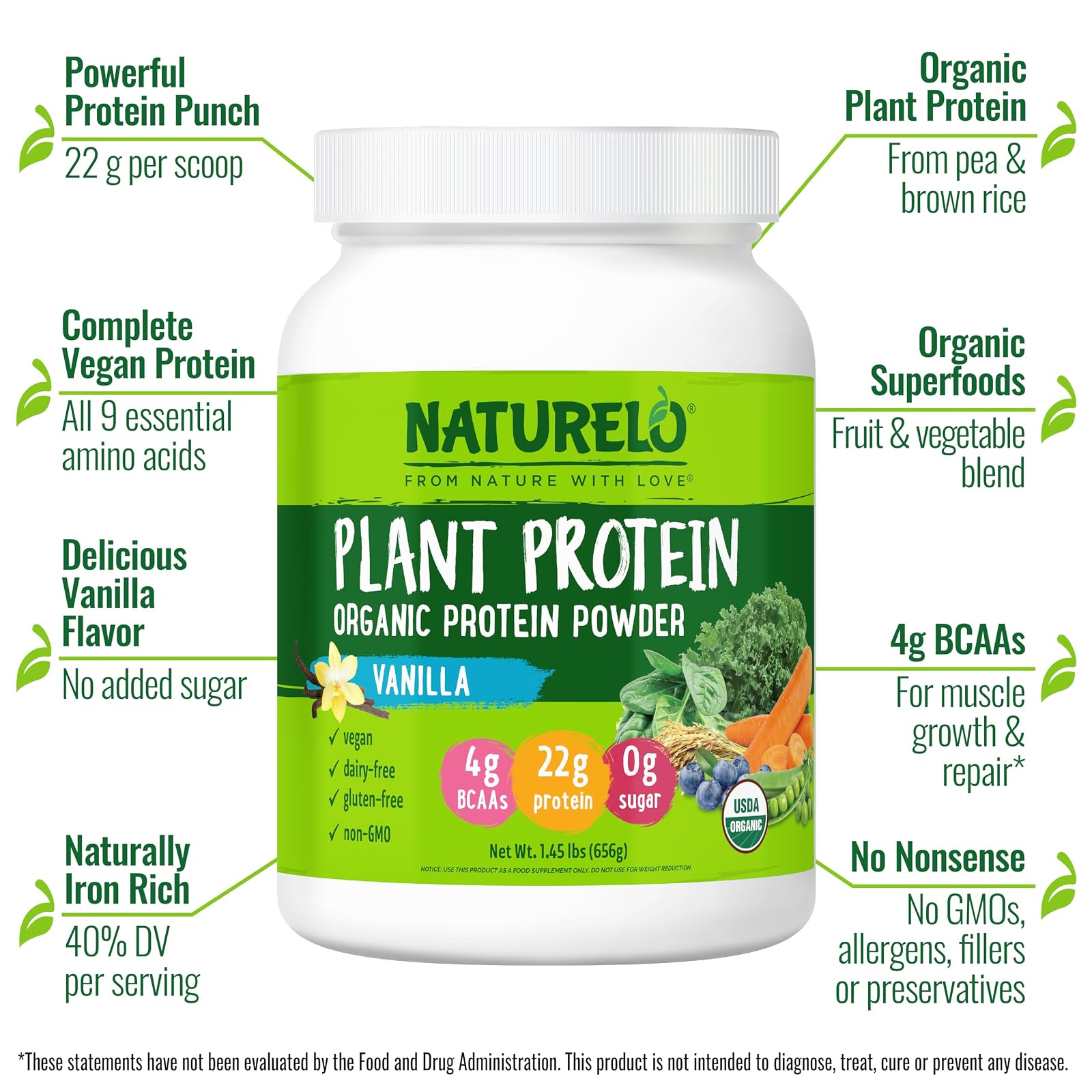 high protein plant based powder