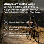 high protein plant-based supplement cappuccino