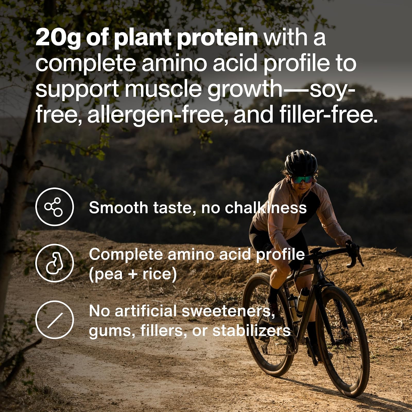high protein plant-based supplement cappuccino