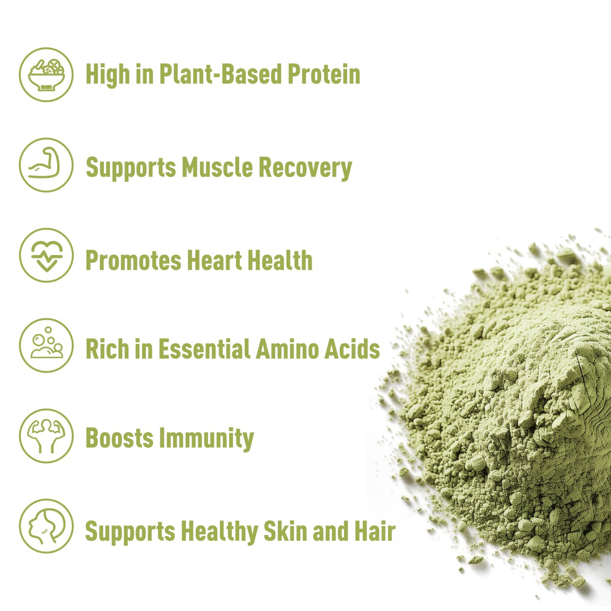 High protein plant-based supplement