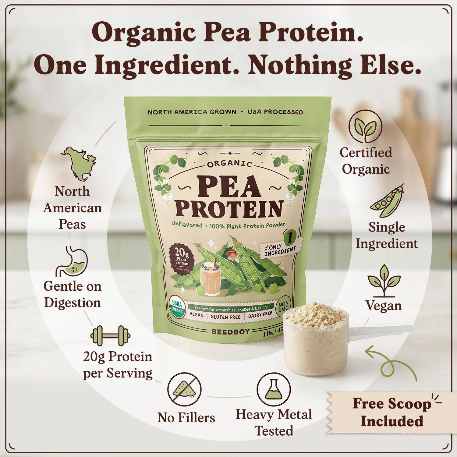 high protein plant-based supplement