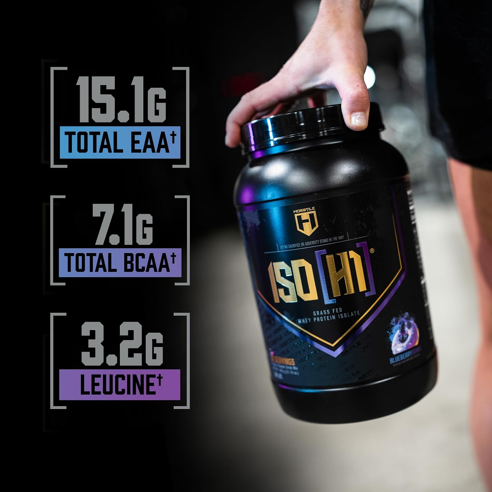 high protein snack blueberry donut flavour