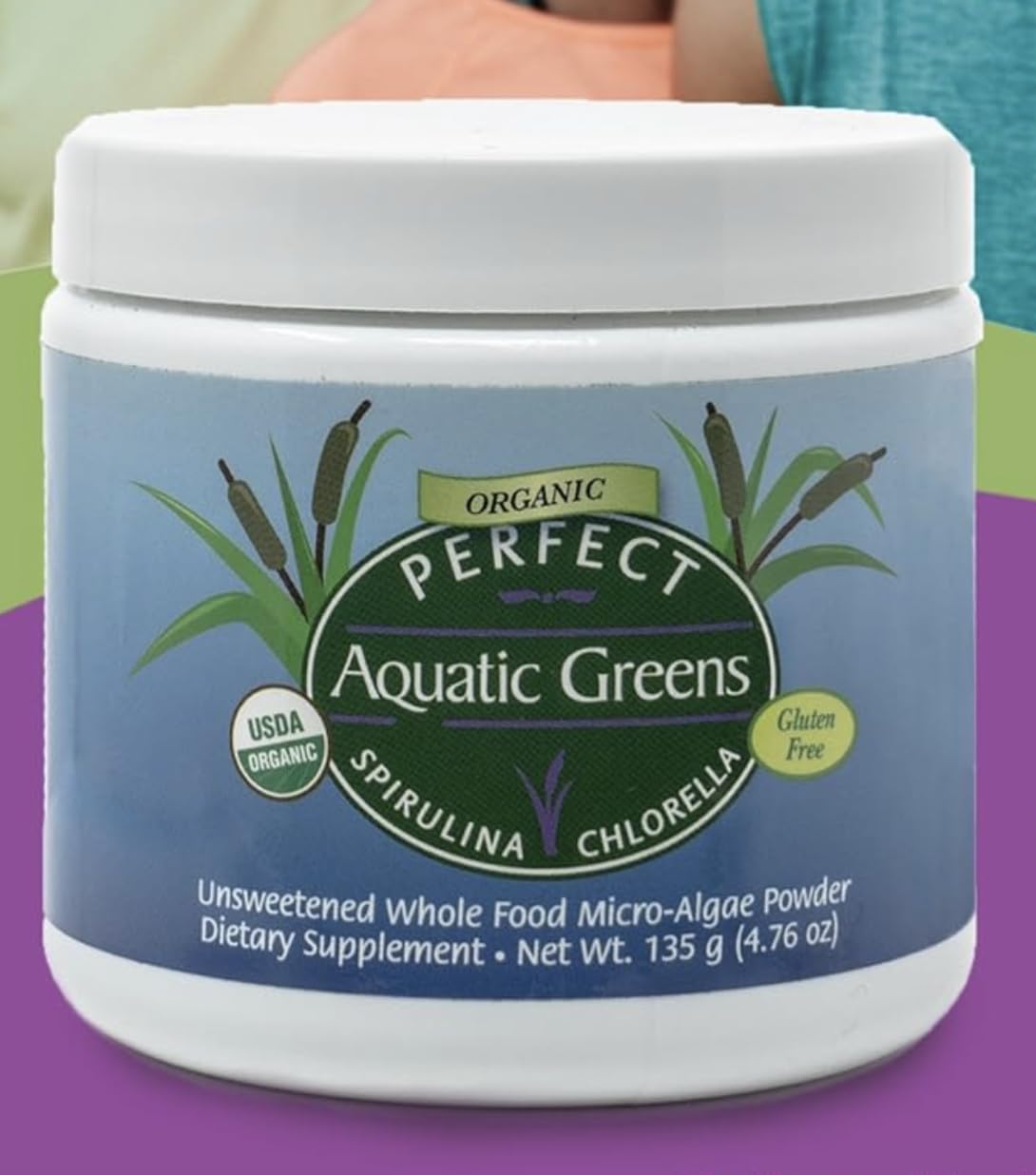 high-protein spirulina and chlorella mix
