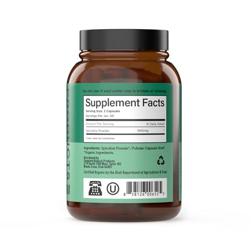 high protein spirulina capsules