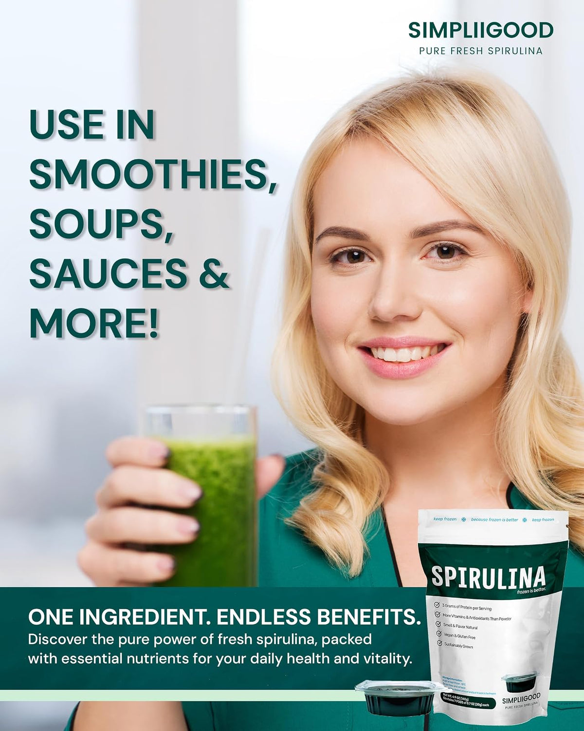 high-protein spirulina cubes for athletes