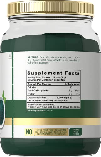 High protein spirulina powder benefits