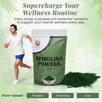 high-protein spirulina powder for health