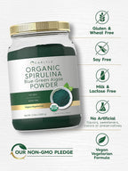High protein spirulina powder supplement