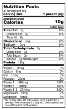 high protein spirulina powder