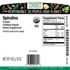 High protein spirulina superfood powder