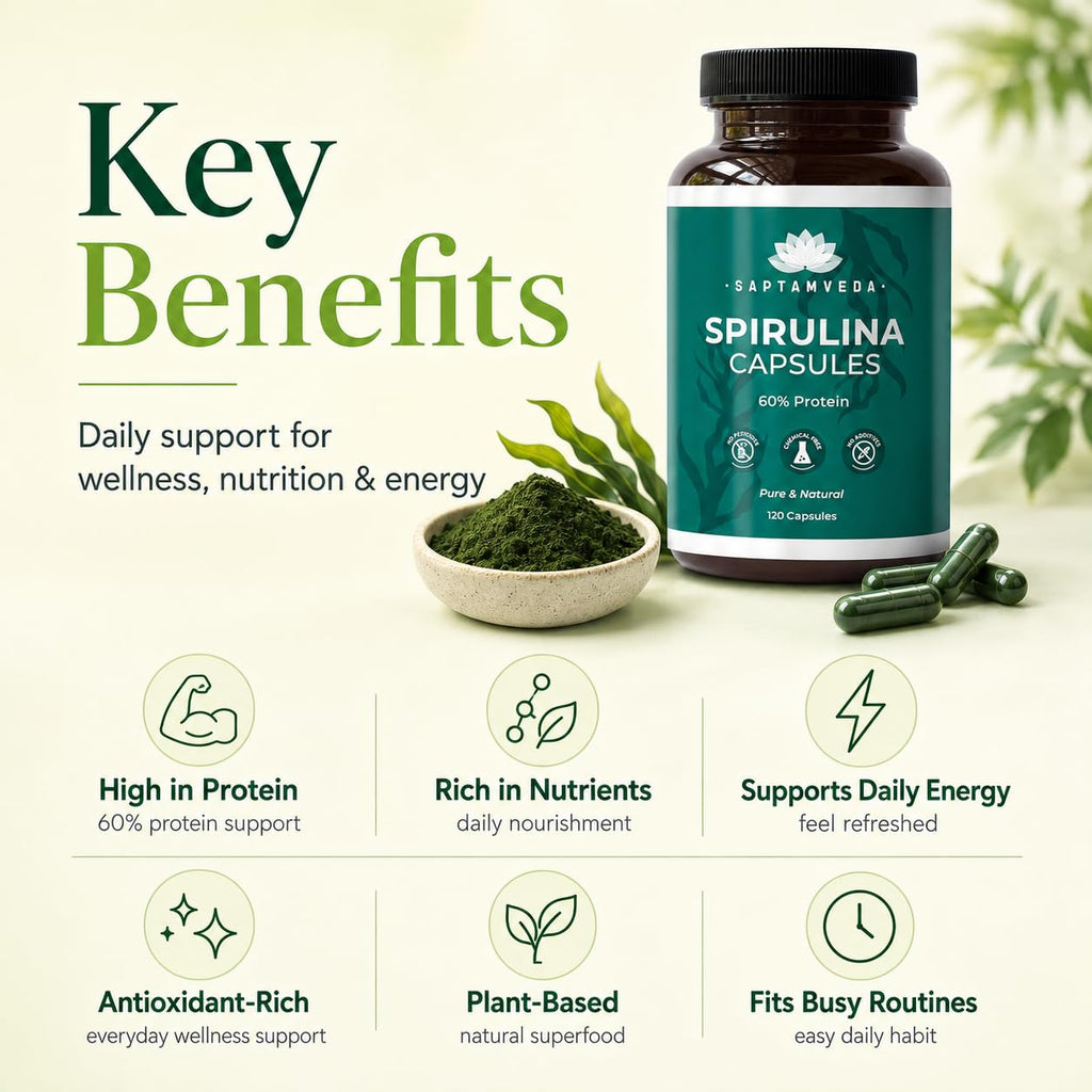 High protein spirulina supplement for athletes