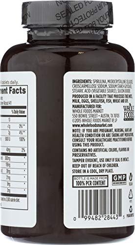 high protein spirulina supplement