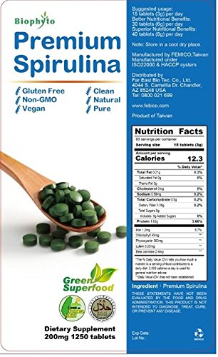 high protein spirulina supplement
