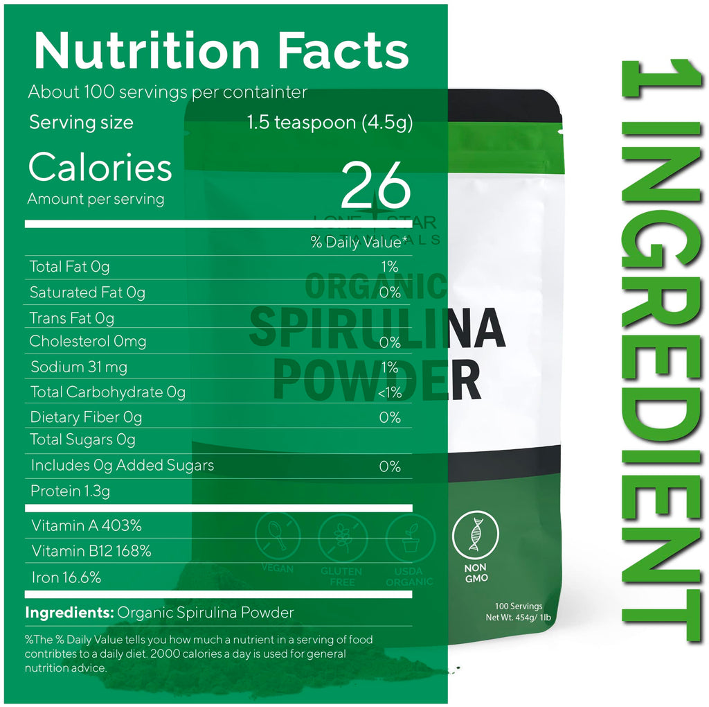 high protein spirulina supplement
