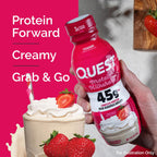 high protein strawberry beverage