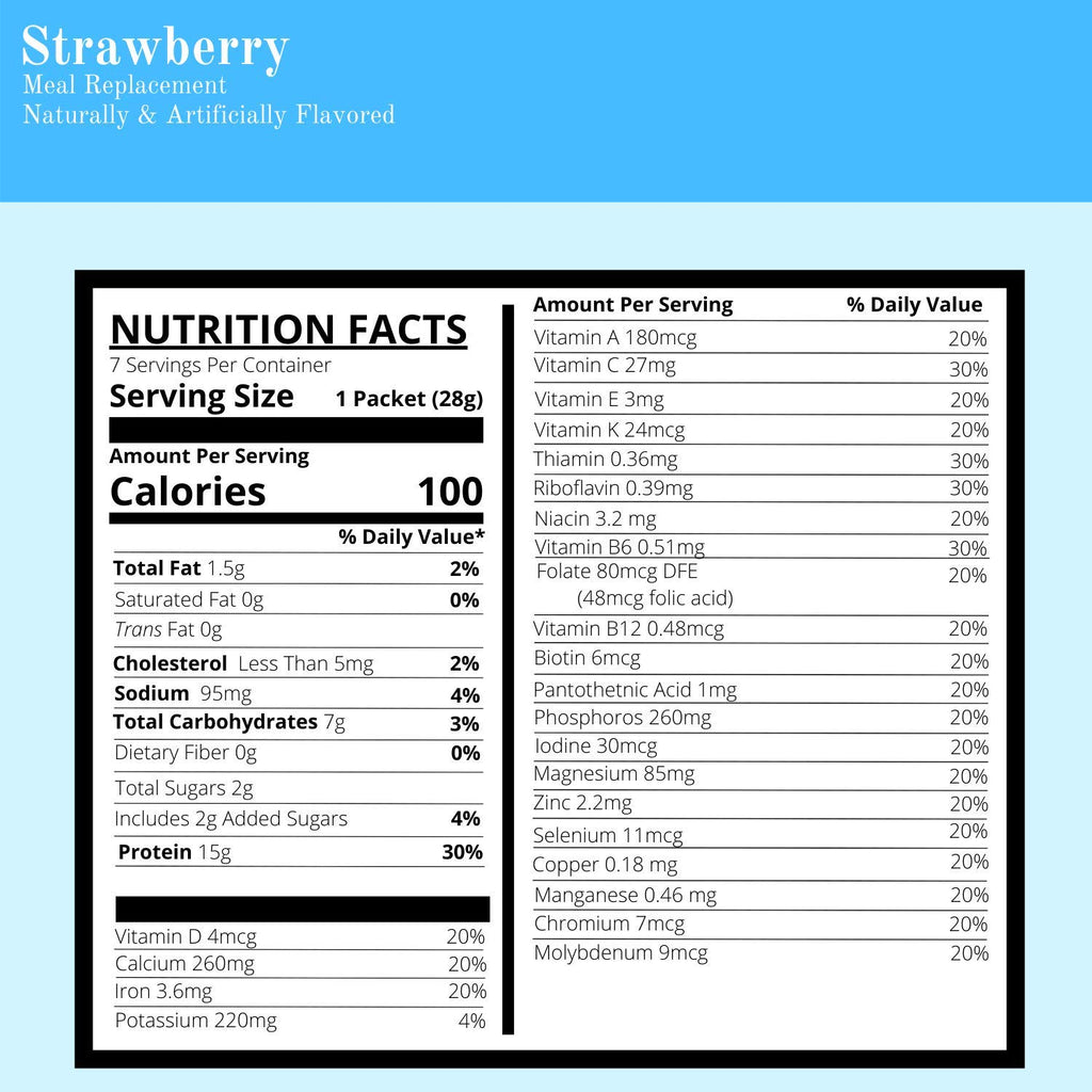 high protein strawberry pudding drink