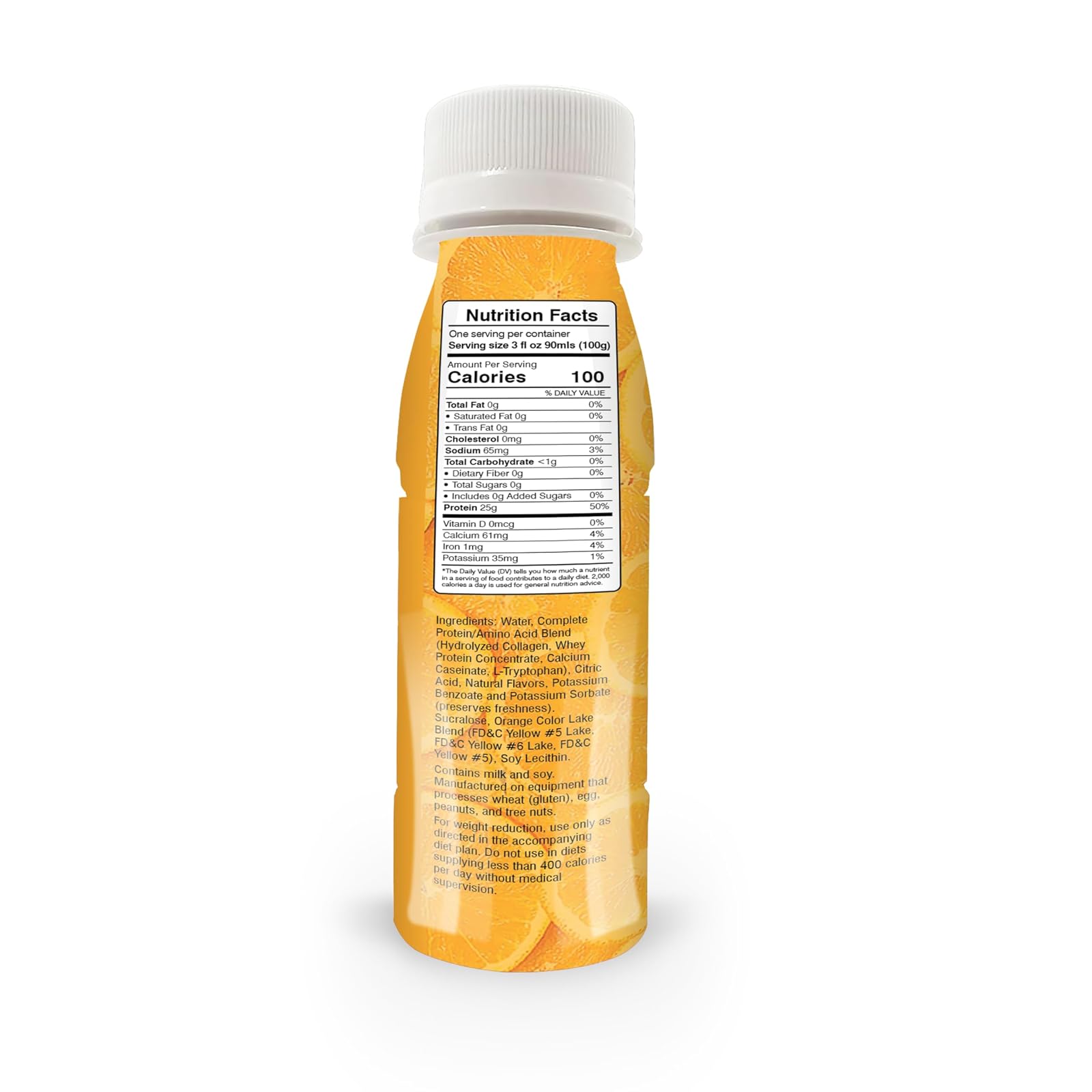 high protein tropical orange drink