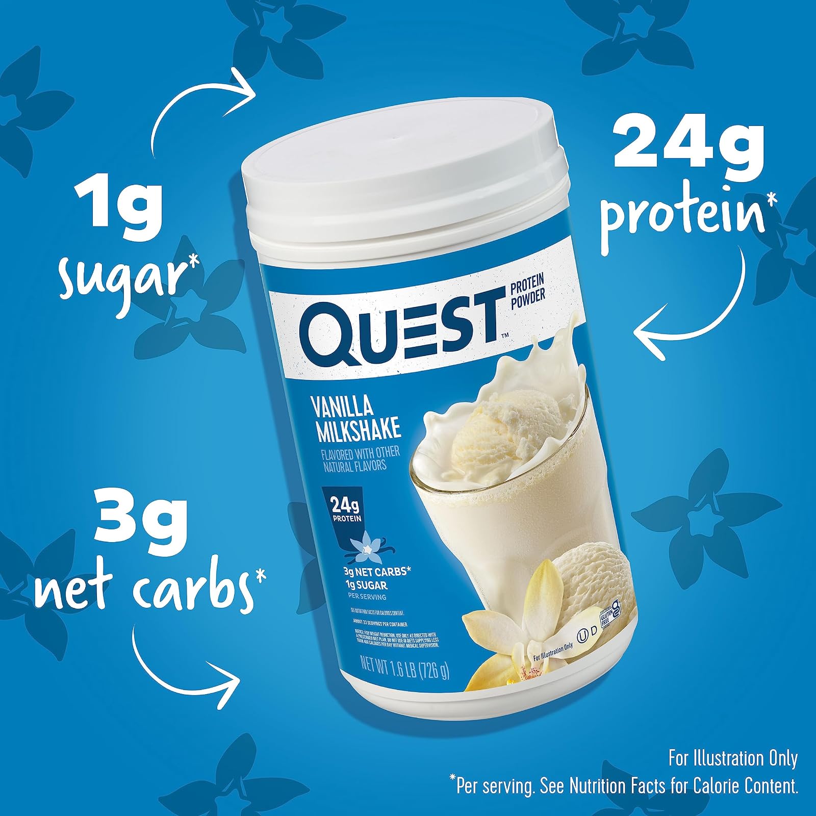 high protein vanilla milkshake powder