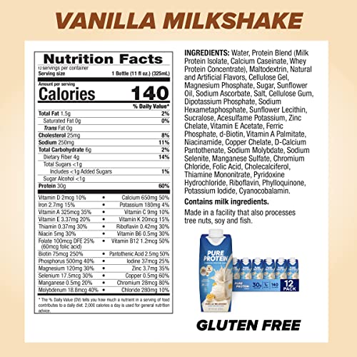 high protein vanilla shake for athletes