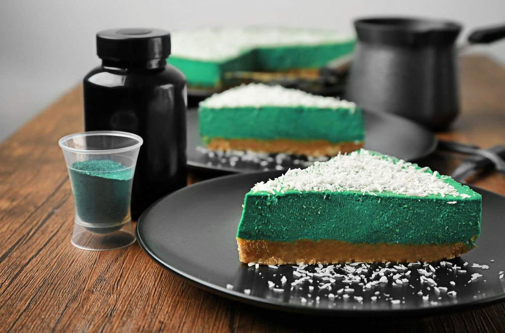 high-protein vegan chlorella powder