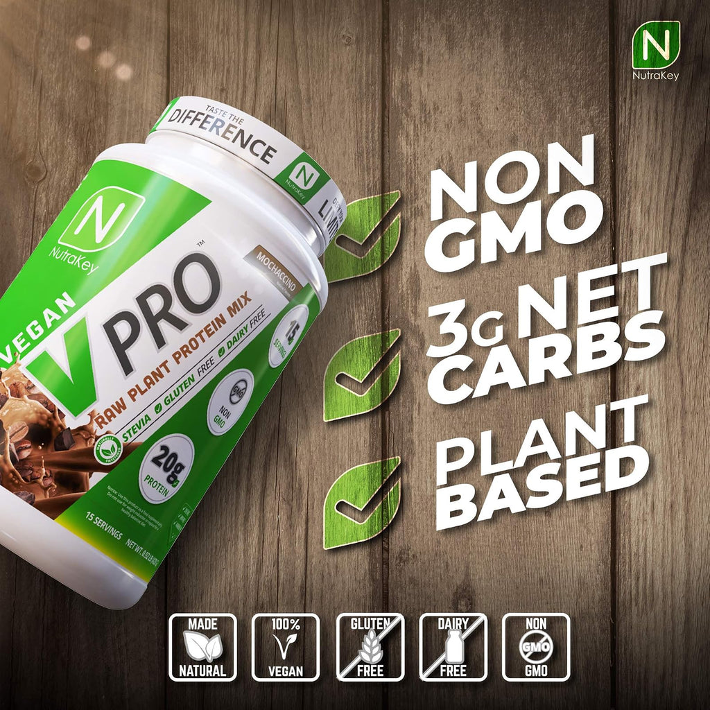 high protein vegan mocha powder