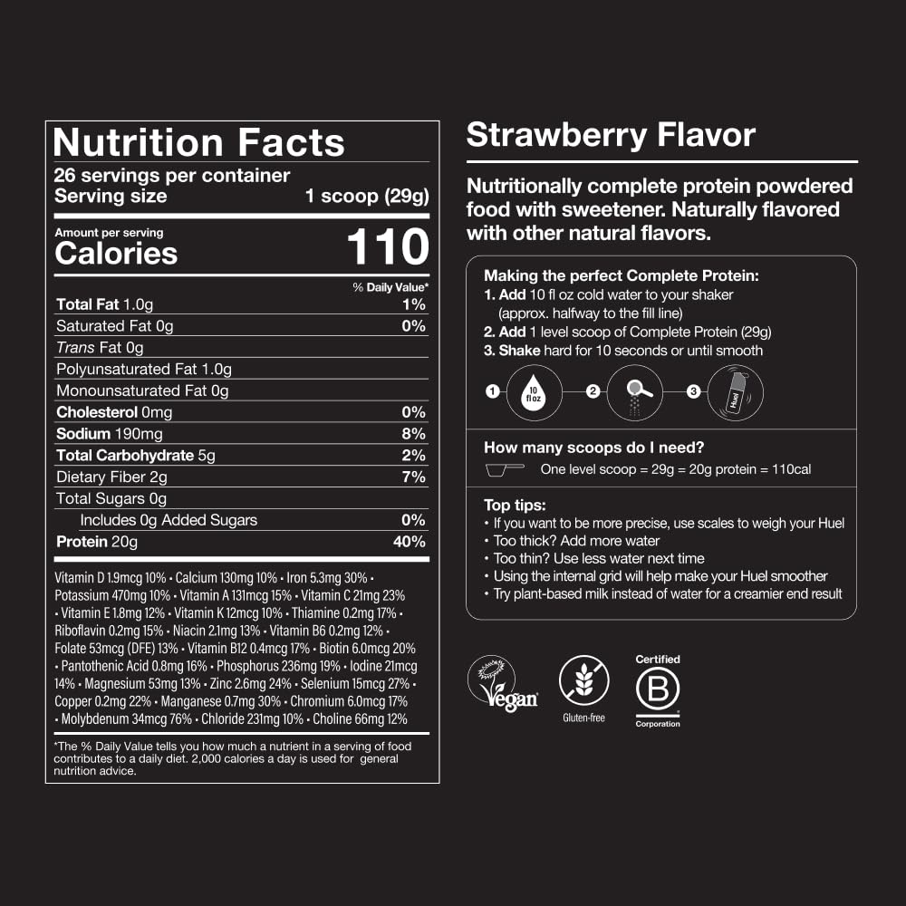 high protein vegan shake option