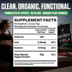high protein vegan snack option