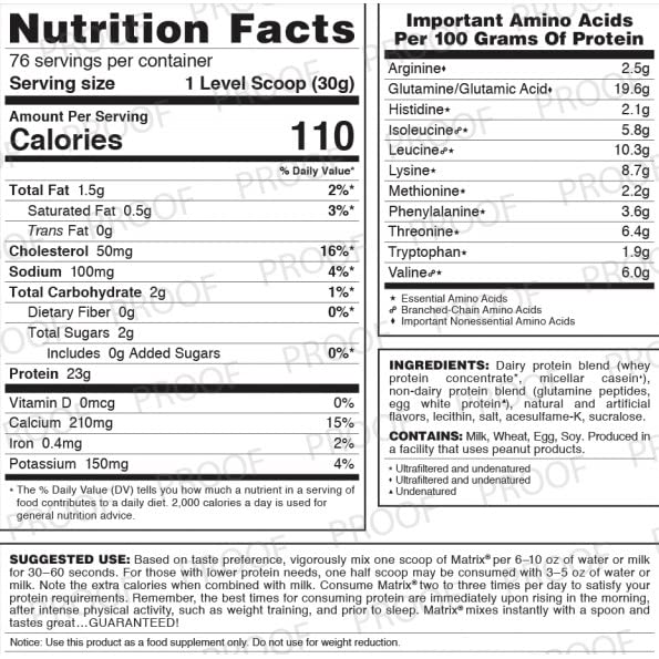 high protein whey for muscle recovery