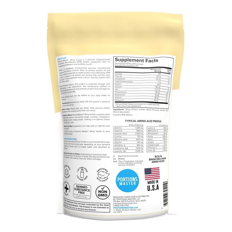 high protein whey isolate for muscle recovery