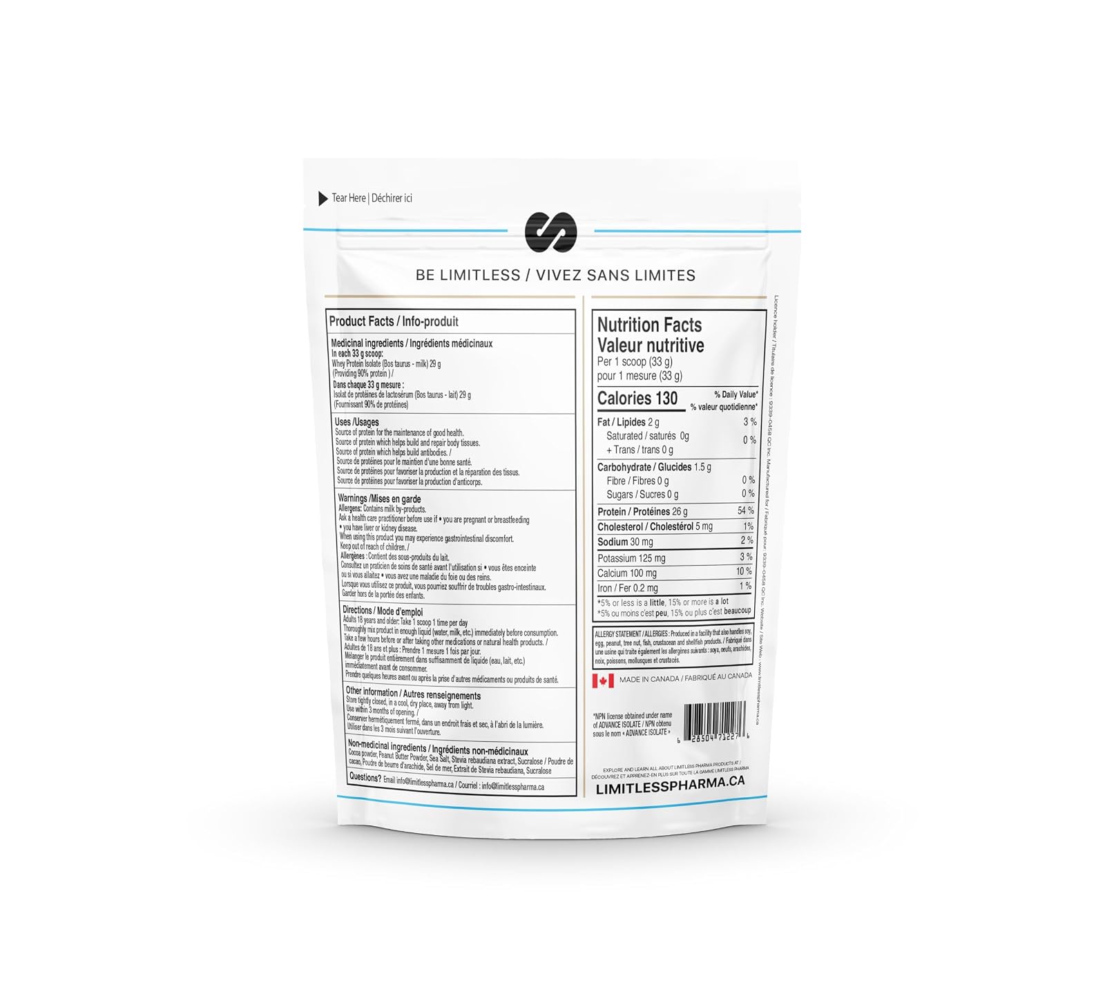 high protein whey isolate supplement